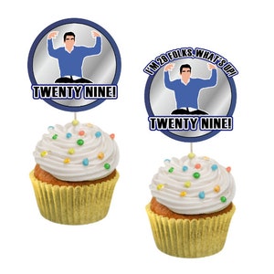 Schmidt 29 Cake Topper -3D / Cupcake Toppers - Etsy