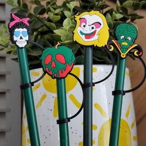 Halloween Straw Toppers | Halloween | Personalization | Straw Cover - Etsy