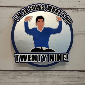 Schmidt 29 Cake Topper 3D - Etsy