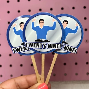 Schmidt 29 Cake Topper -3D / Cupcake Toppers - Etsy