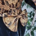 Rare Vintage Deborah Snell Black & Gold Round Neck Balloon Sleeves ...