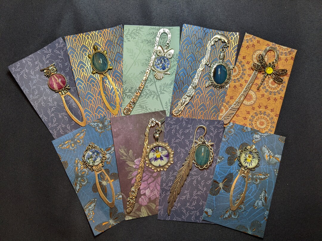 Nature Bookmarks Featuring Real Butterfly Wings Moth Wings - Etsy UK