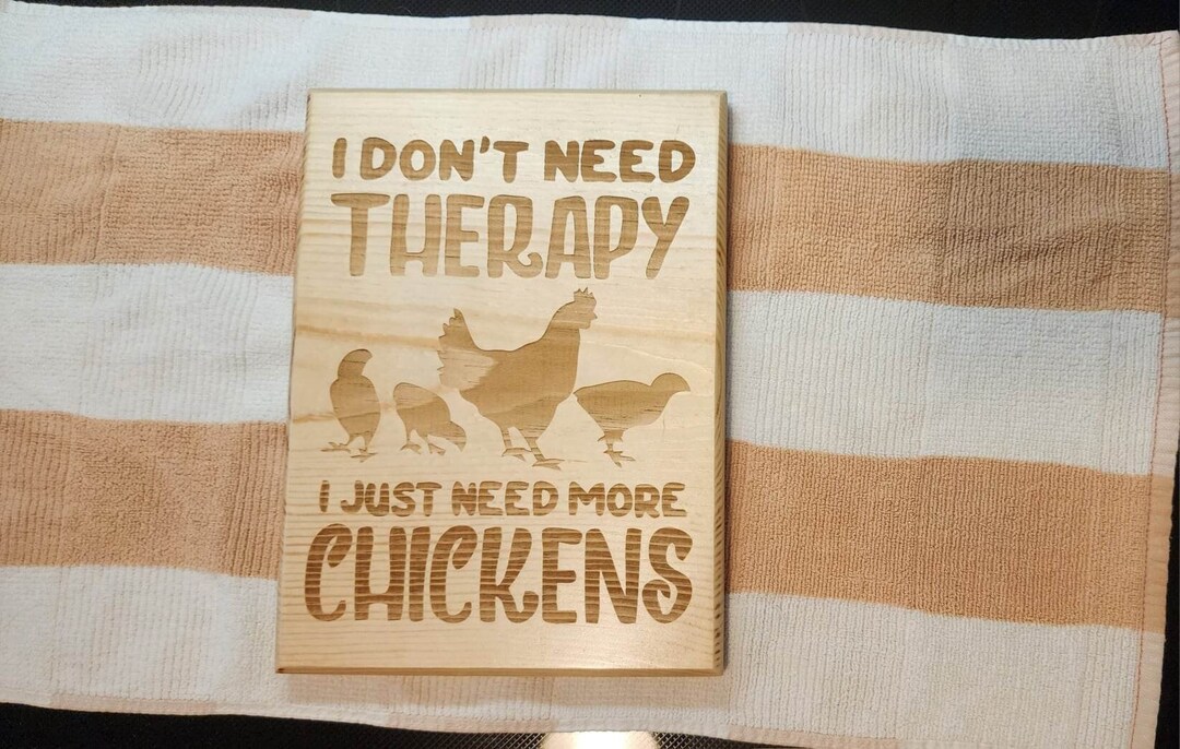 Rustic Decor, Wood Signs, Laser Engraved Wood, Chicken Sign, Wood ...