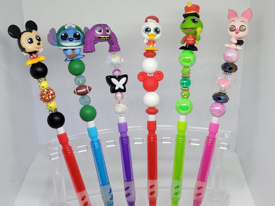 Cute Doorable Beaded Character Pencils - Etsy