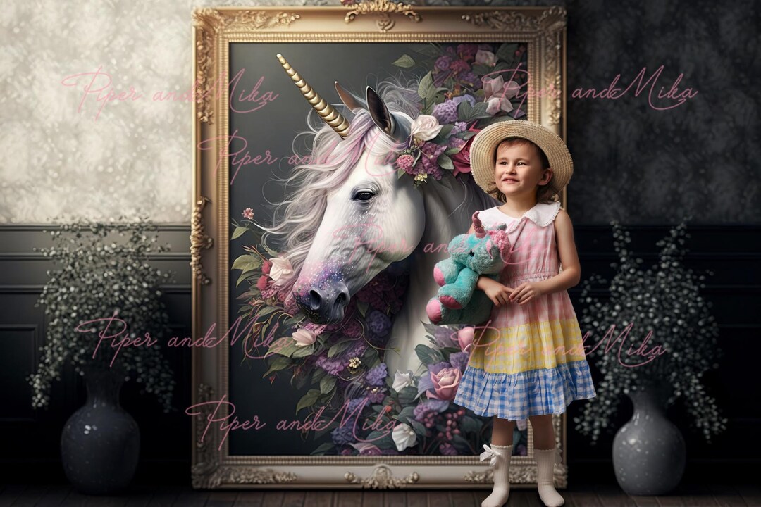 Unicorn Magical Digital Background Digital Backdrop - Etsy