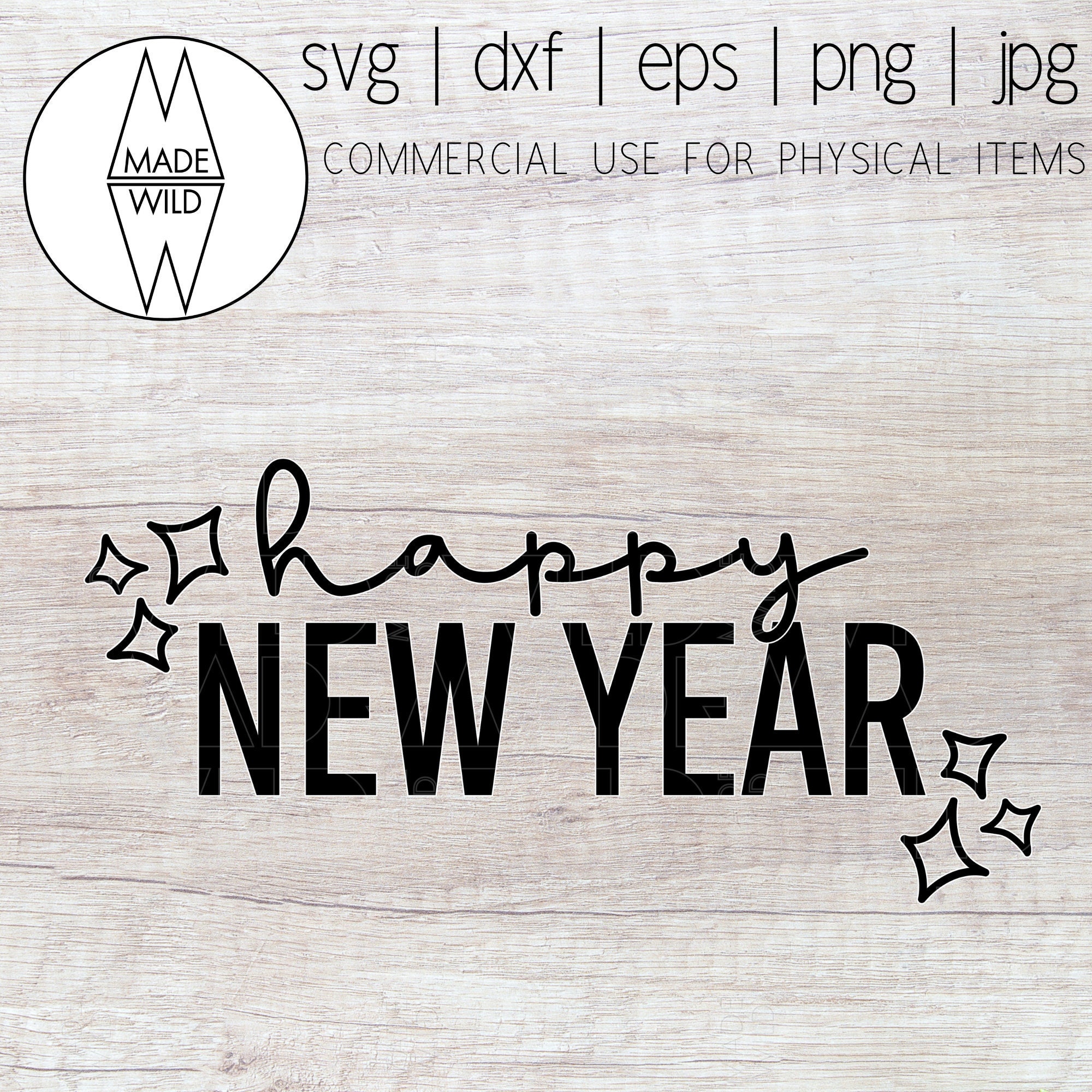 Happy New Year SVG New Year SVG New Year 2021 SVG Happy | Etsy