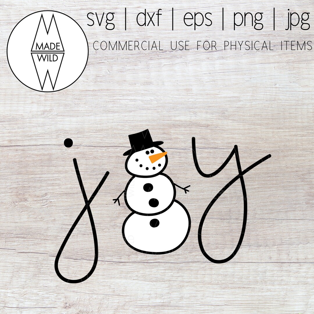Joy Svg | Snowman SVG | Winter SVG | Snowman Face SVG | Christmas Svg ...