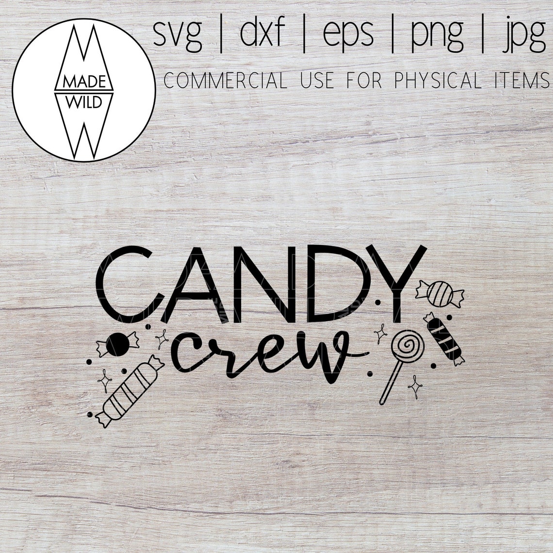 Candy Crew SVG Halloween SVG Trick or Treat SVG Candy - Etsy