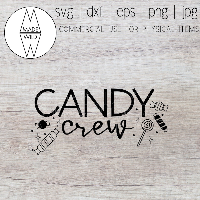 Candy Crew SVG Halloween SVG Trick or Treat SVG Candy - Etsy