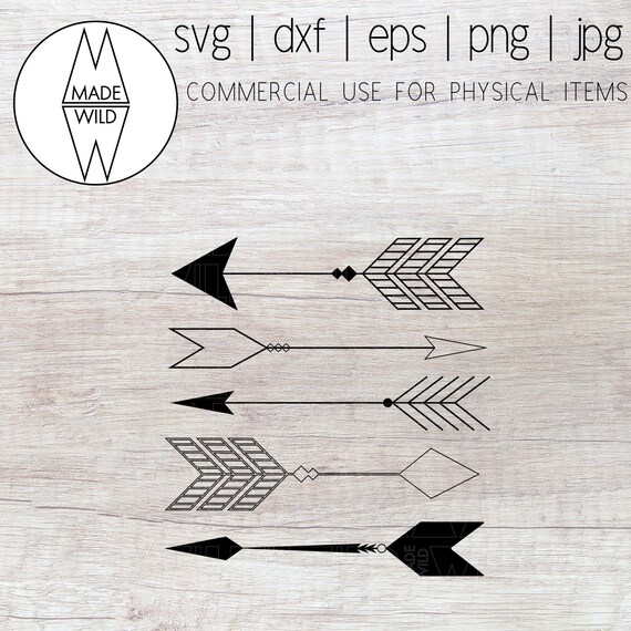 Pfeile SVG Pfeilspitze Pfeil SVG Pfeil Clipart Pfeil | Etsy