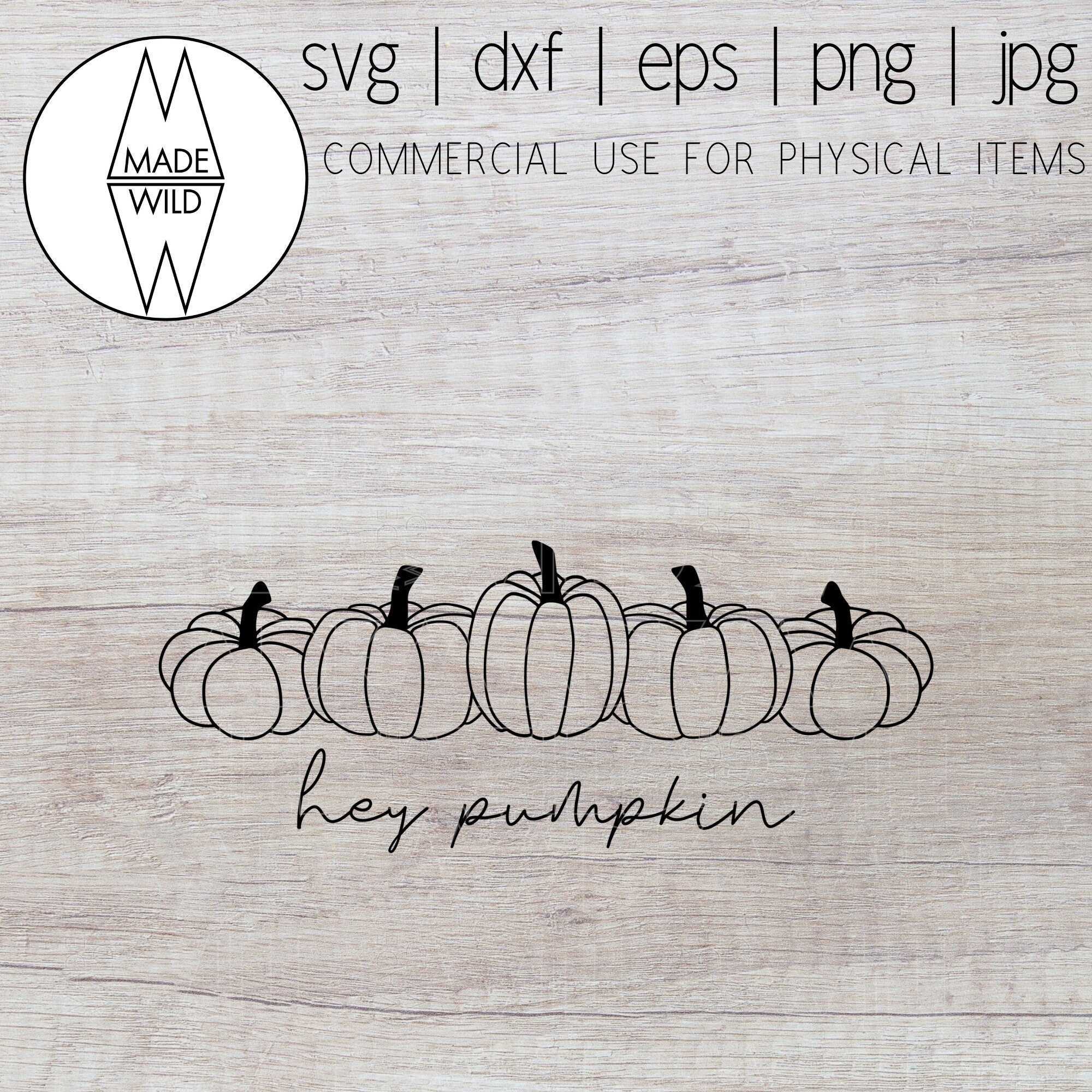 Hey Pumpkin SVG Fall Pumpkin SVG Thanksgiving SVG | Etsy