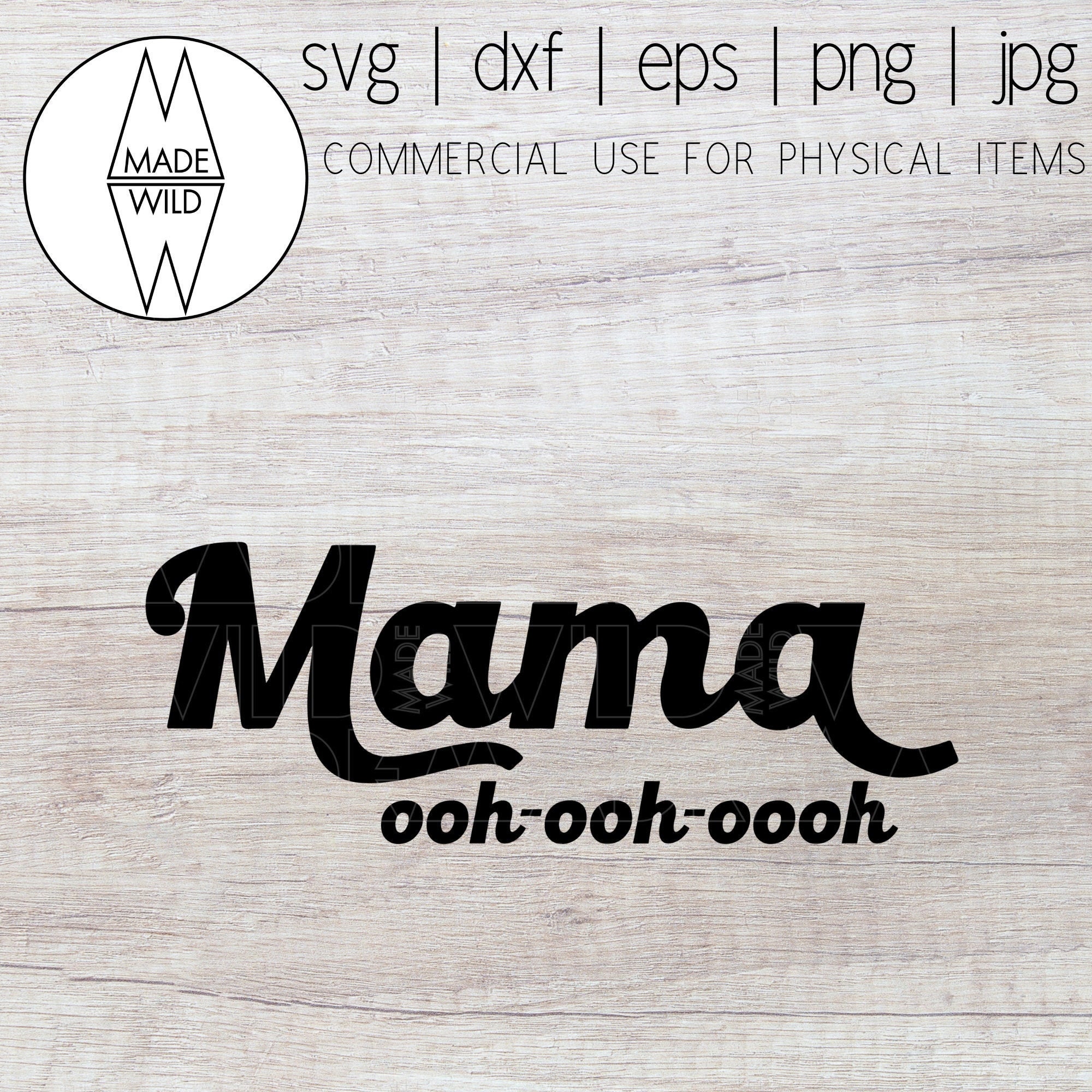 Mama Ooh Ooh Oooh SVG Mama SVG Mothers Day SVG Mommy Svg | Etsy