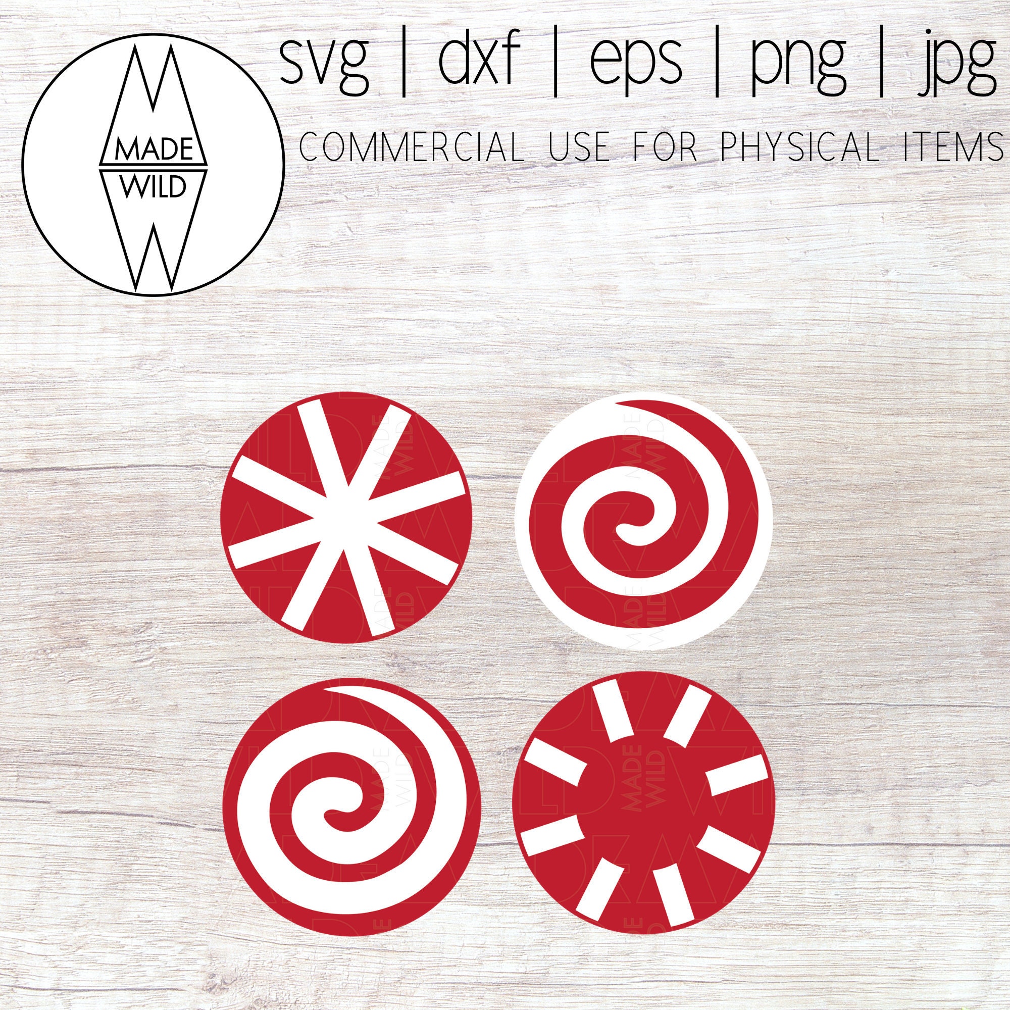 Peppermint SVG Christmas Candy SVG Peppermint Candy | Etsy