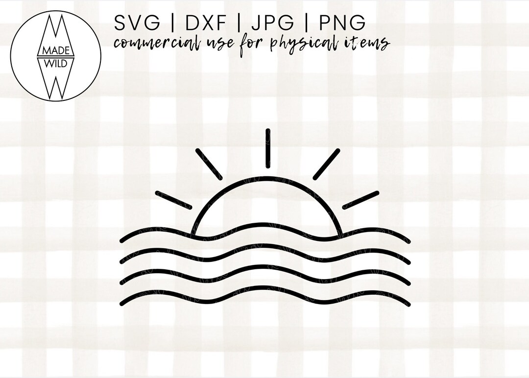 Sunshine SVG | Ocean SVG | Sun and Seas Cut File | Sunshine Cut File ...