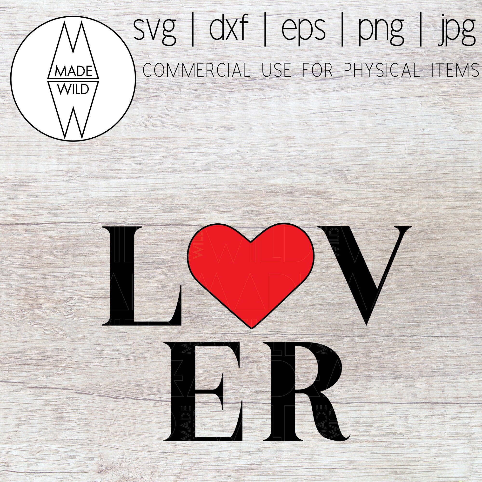 Lover SVG Love SVG Valentine's Day SVG Svg Designs - Etsy