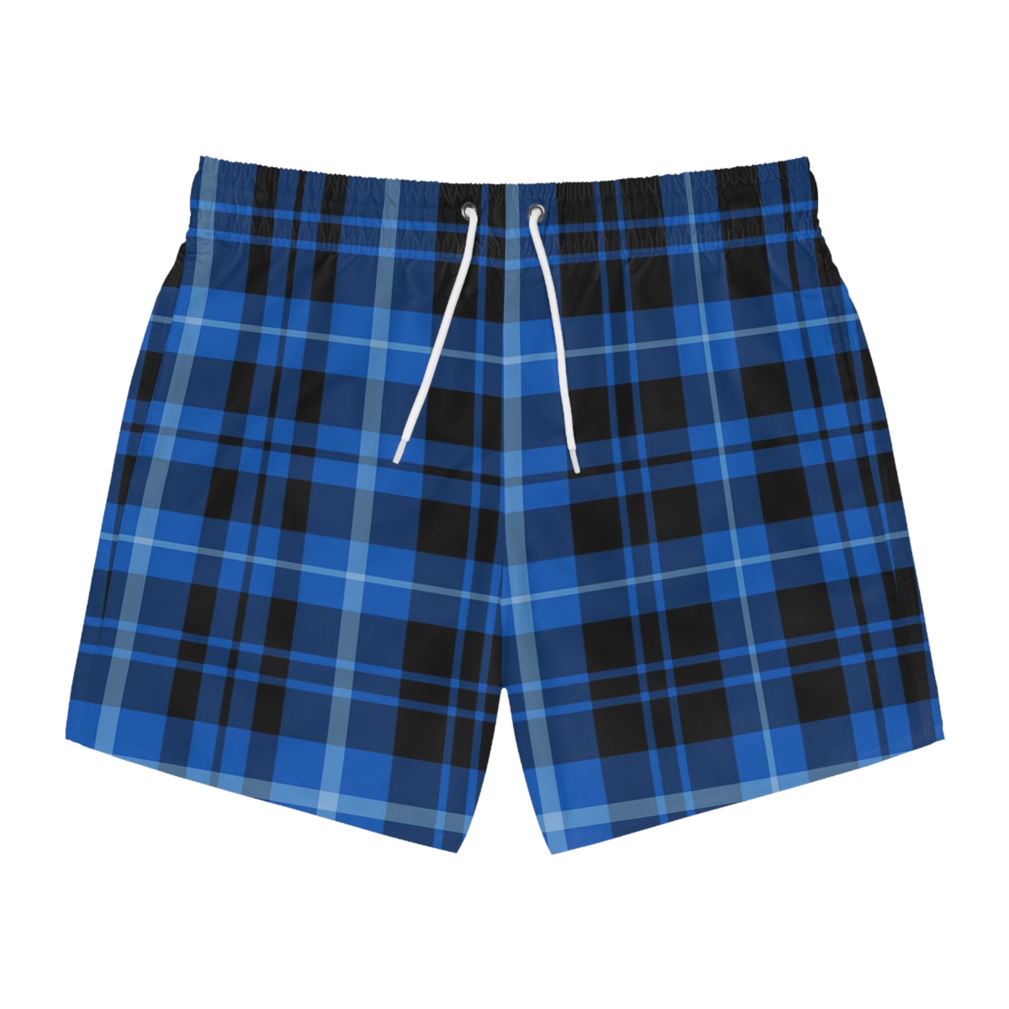 Blue Plaid Swim Trunks sold by Accomplice-Disillusioned | SKU 88550117 ...