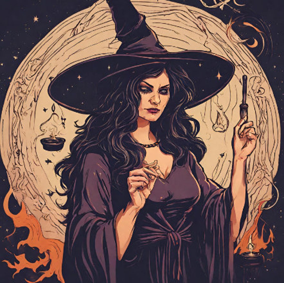 The Autumn Witch - Etsy