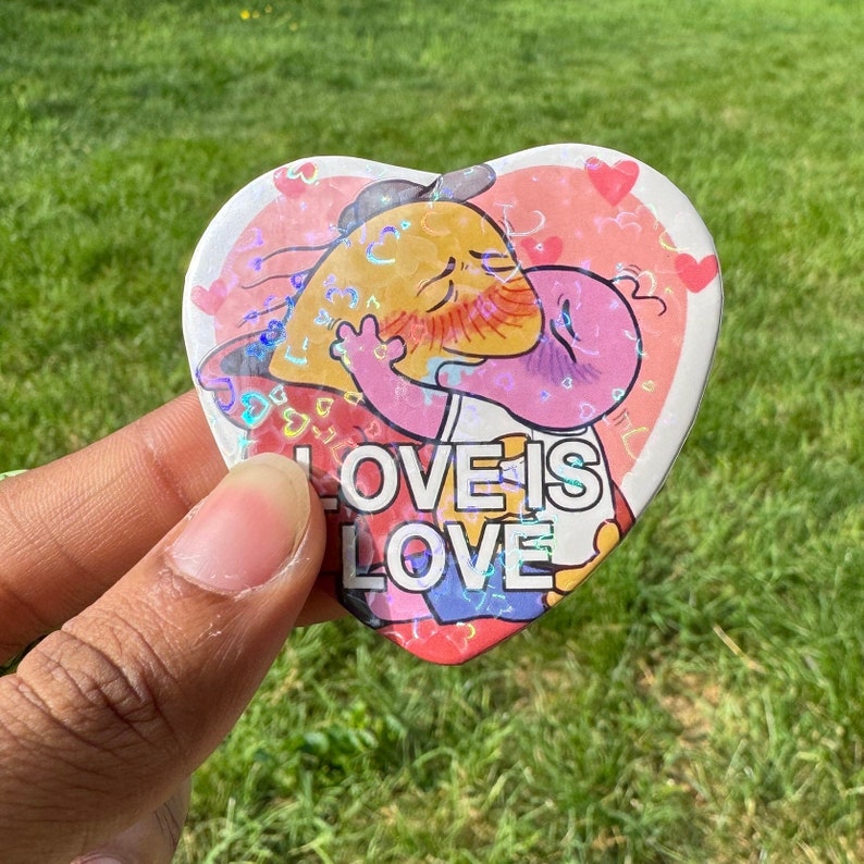 Charpim Love is Love Pin - Etsy
