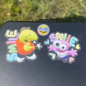 Smiling Friends 3D Paint Ver. Stickers - Etsy