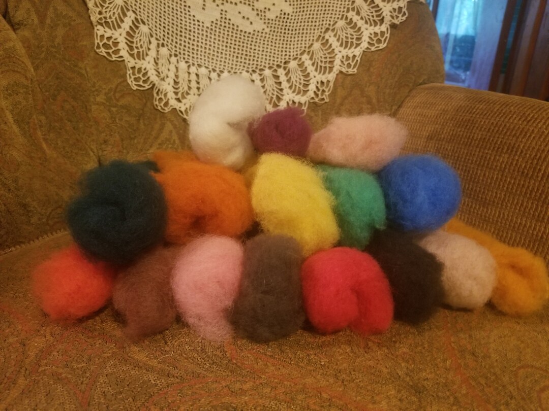 WOOL ROLAGS California Red Sheep - Etsy