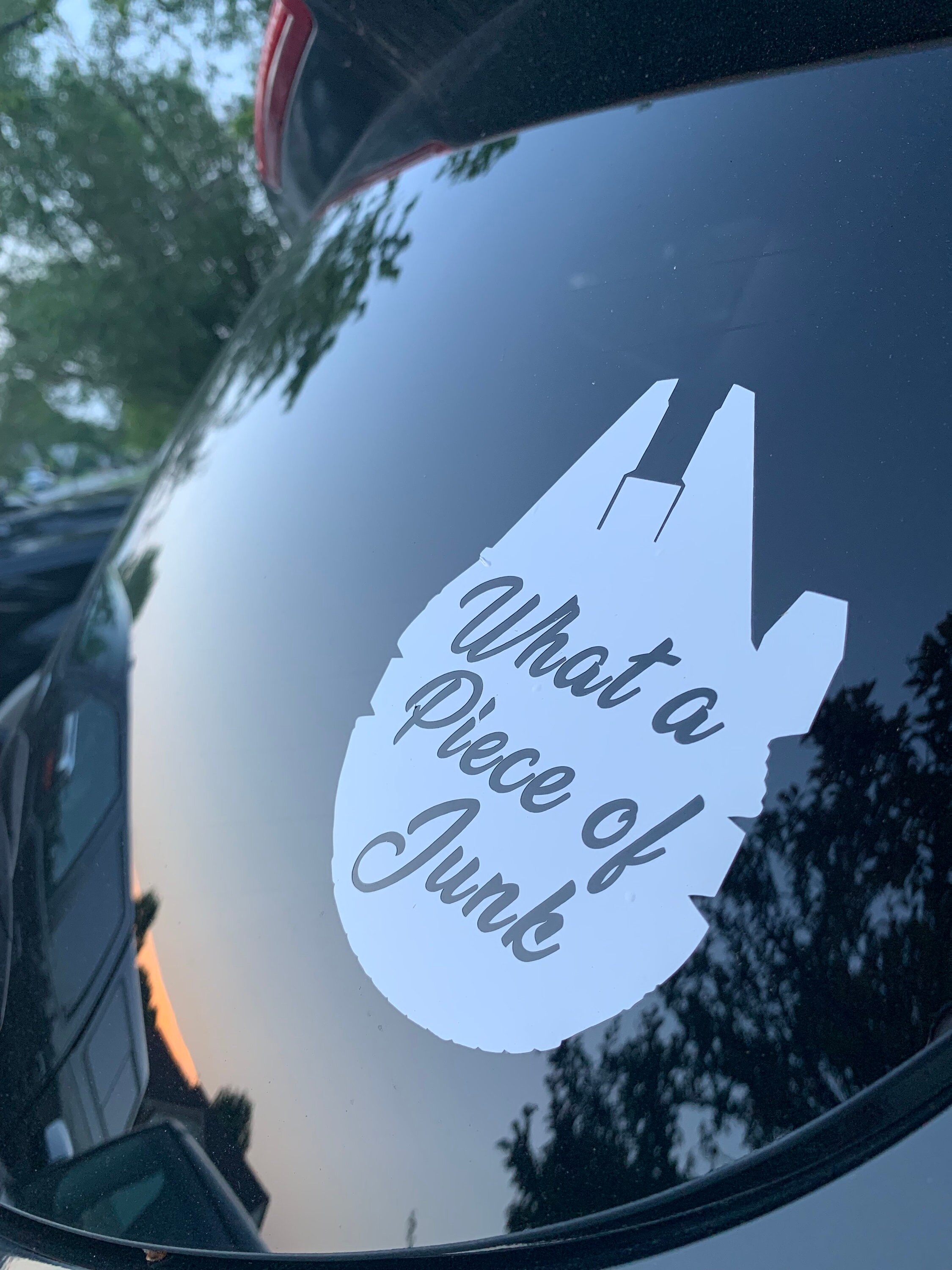 Millennium Falcon Window Decal