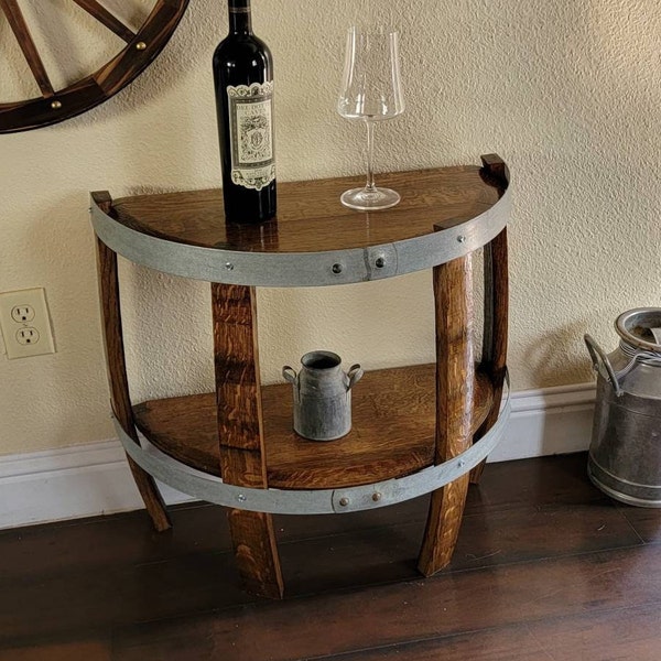 Barrel End Table - Etsy