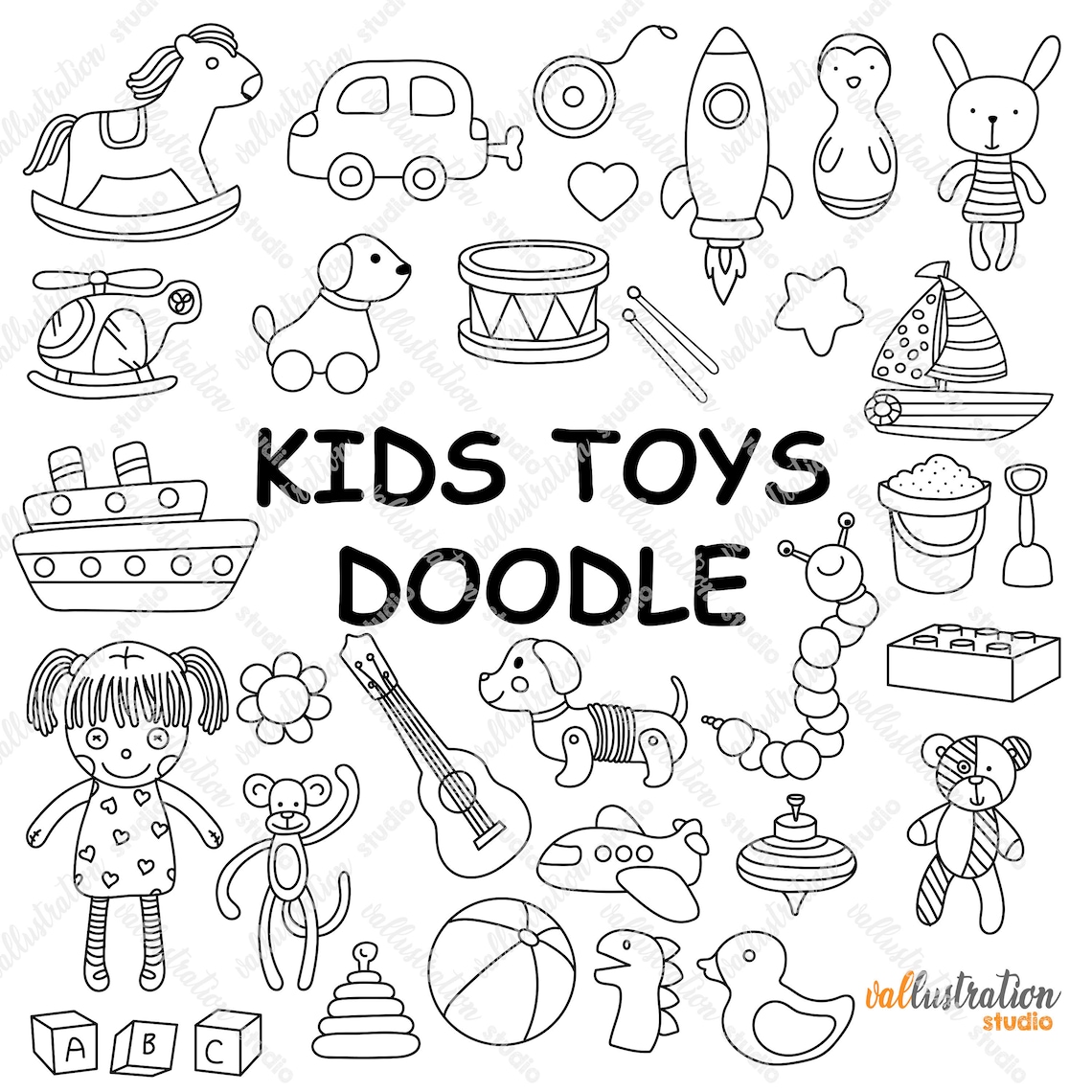 Kids Toys Doodle, Toys Doodle, Toys, Baby, Play,transparent, SVG, PNG ...