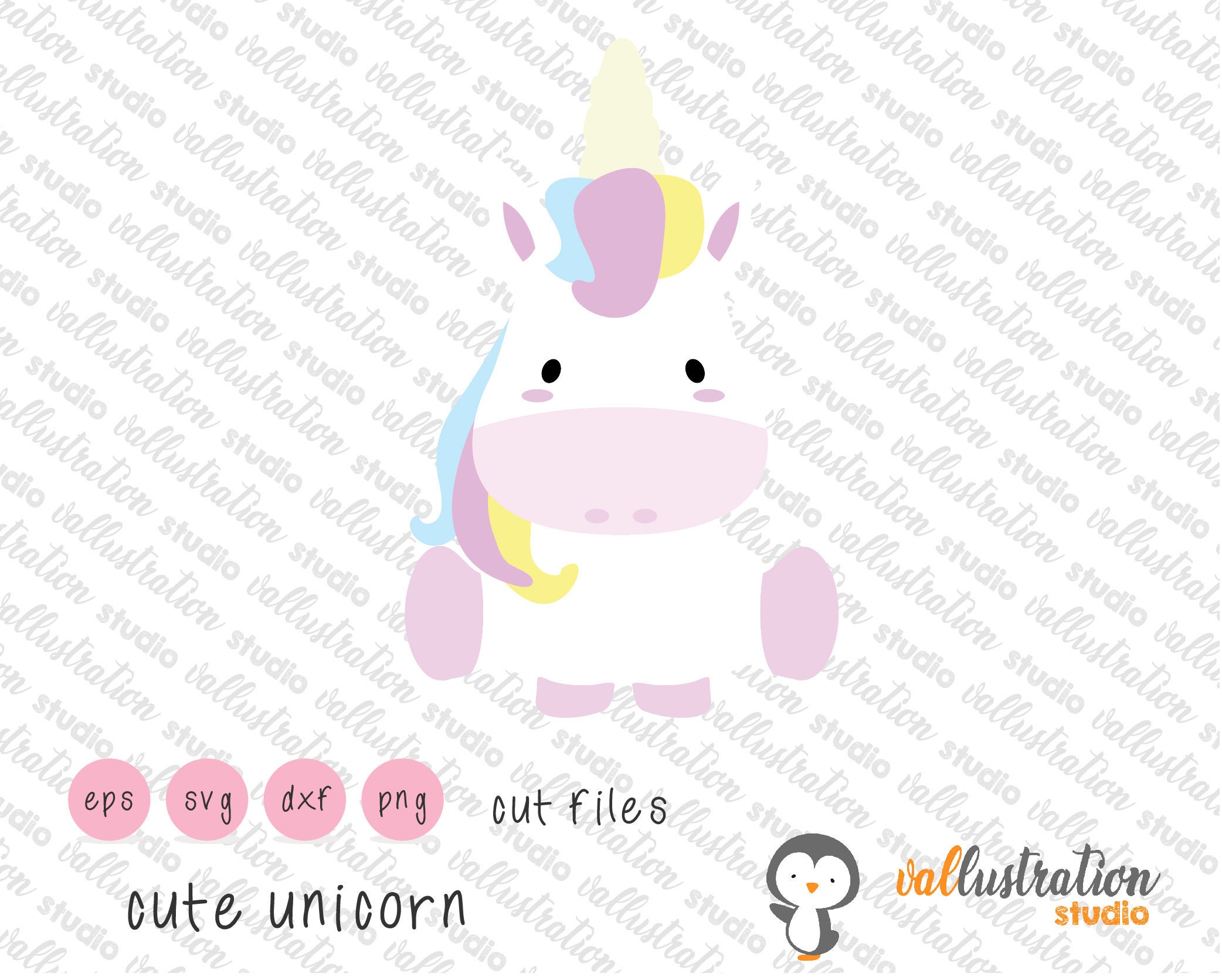Cute Unicorn Cuttable Design Magical Animals Cuttable - Etsy