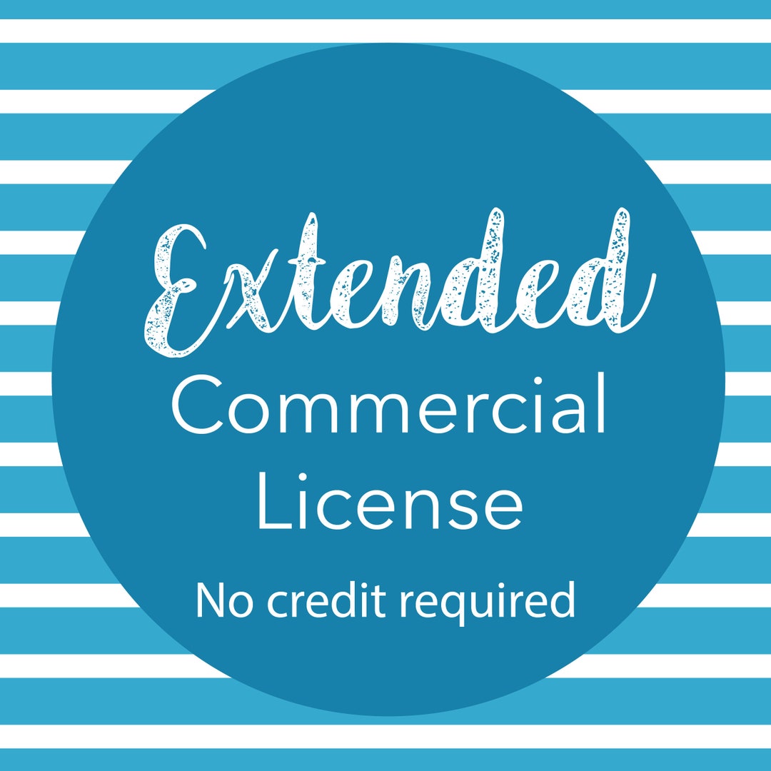 Extended Commercial License, MASS Production - Etsy