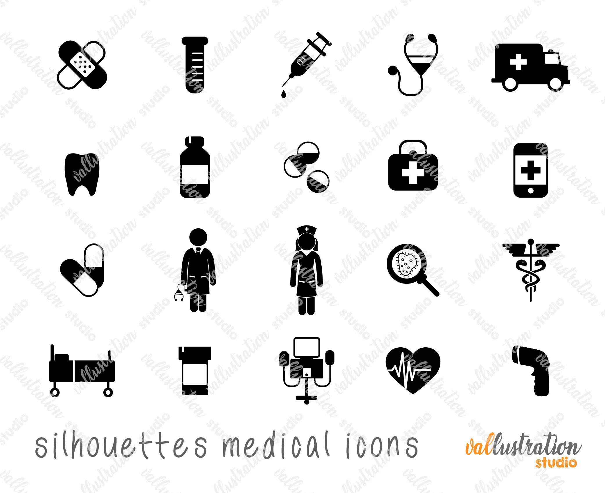 Medical Icons Svg, Health Icons, SVG, PNG, EPS, Silhouettes, Healthcare ...