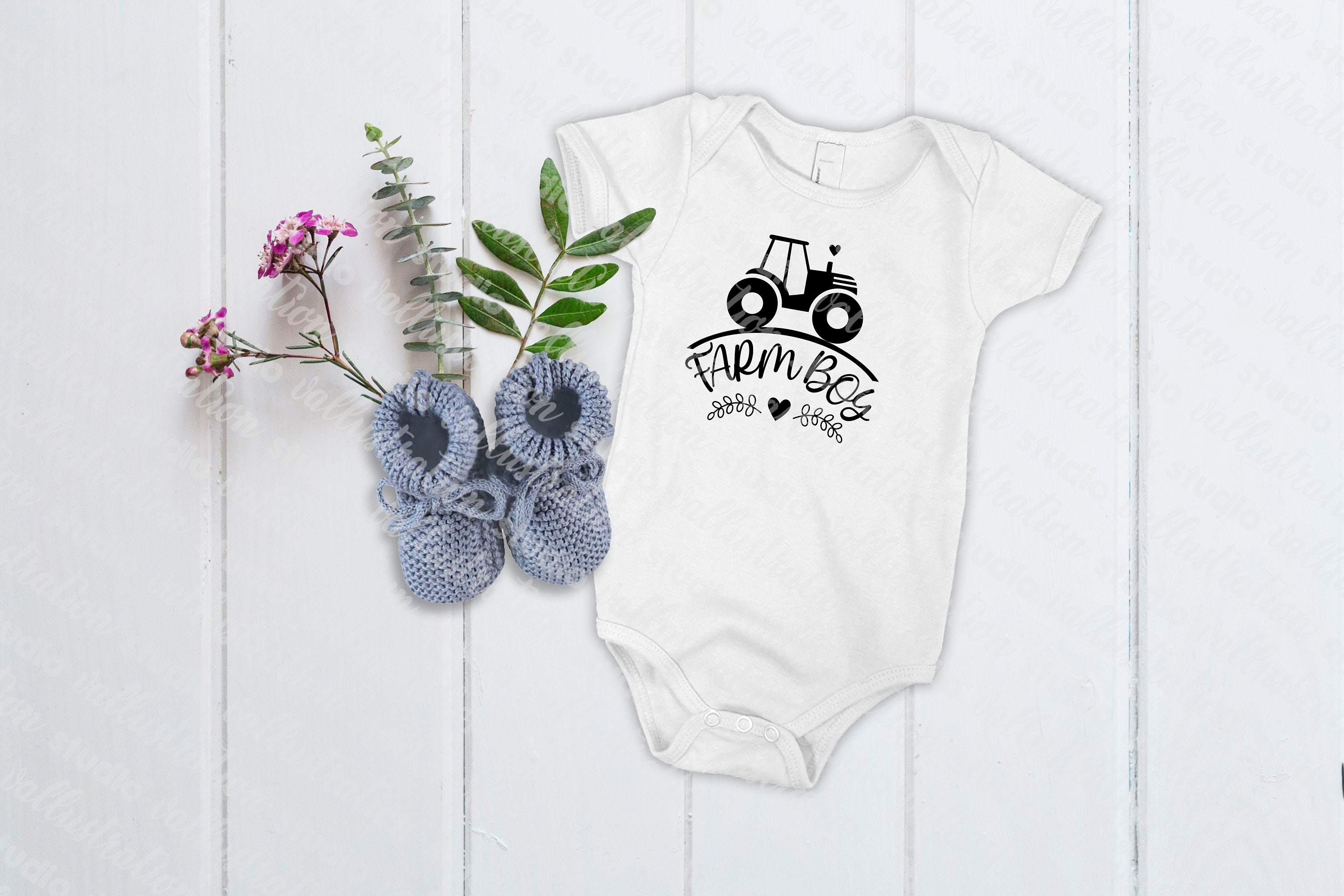 Farm Boy Svg Truck Svg Farmhouse Style Farm Baby | Etsy