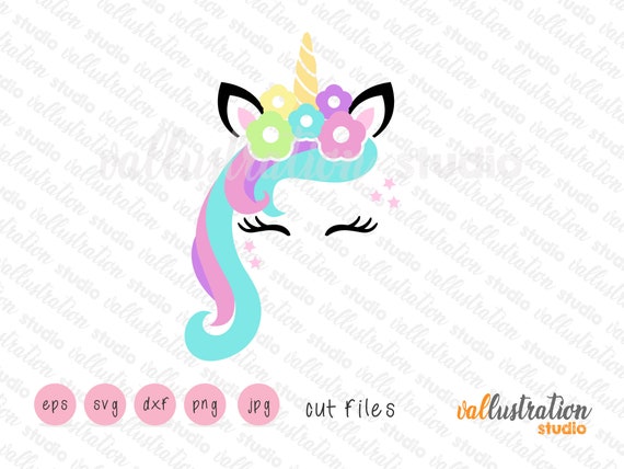 Unicorn SVG Unicorn Face Svg Unicorn Headunicorn Clipart | Etsy