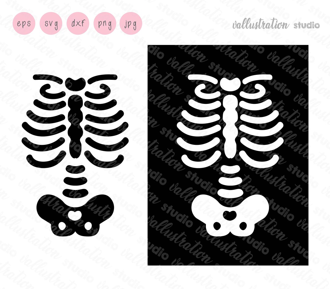 Svg Skeleton, Halloween, Cuttable Design, DXF, EPS SC112 - Etsy