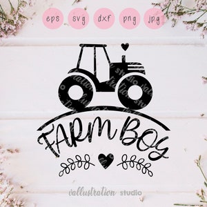 Farm Boy Svg, Truck Svg, Farmhouse Style, Farm, Baby Shower,cuttable ...
