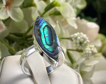 Abalone Ring - Etsy