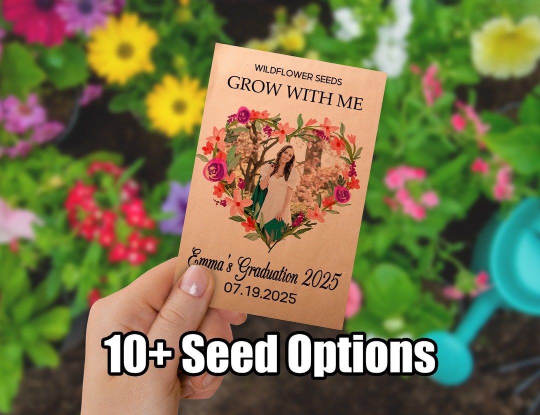 Graduation Party Favors for Guests, Custom Grad School Party Seed ...
