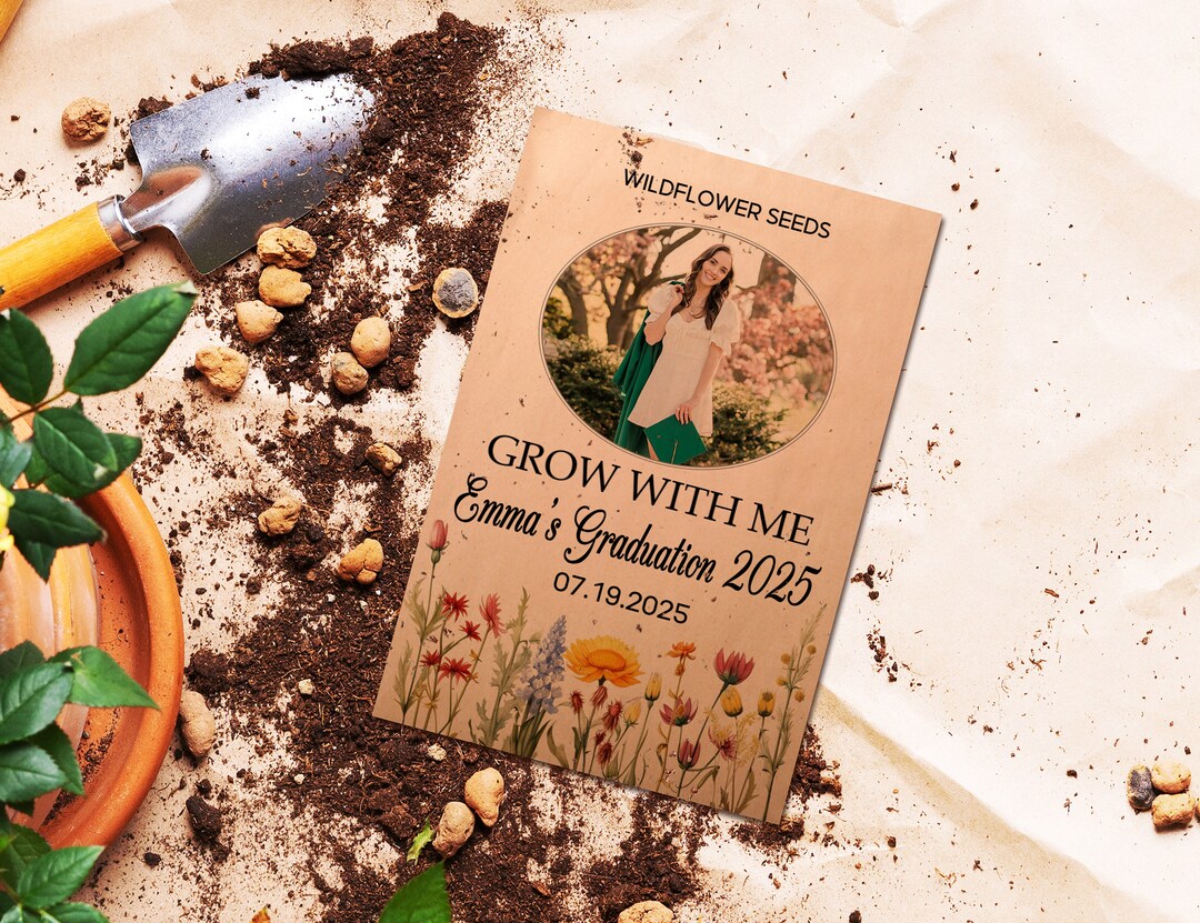 Graduation Party Favors for Guests, Personalized Grad School Party Seed ...