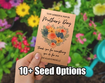 Mother's Day Seed Packets - Etsy