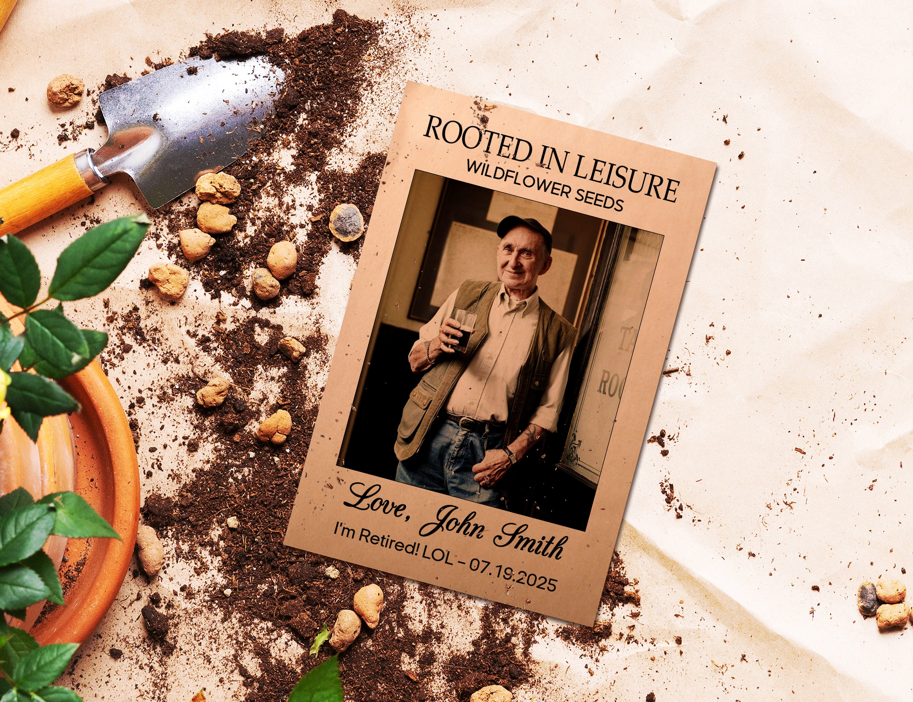 Personalized Retirement Party Seed Packet Favors: Celebrate New ...