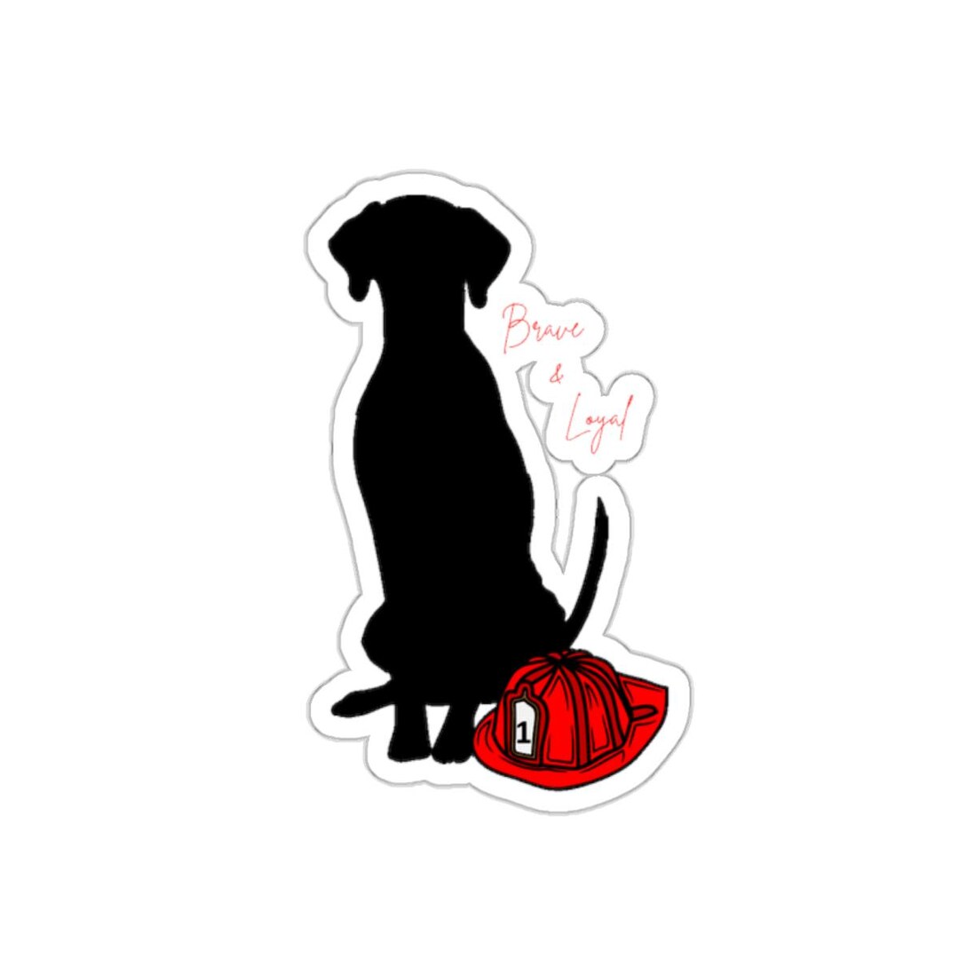 Dalmatian Brave and Loyal Kiss-cut Stickers - Etsy