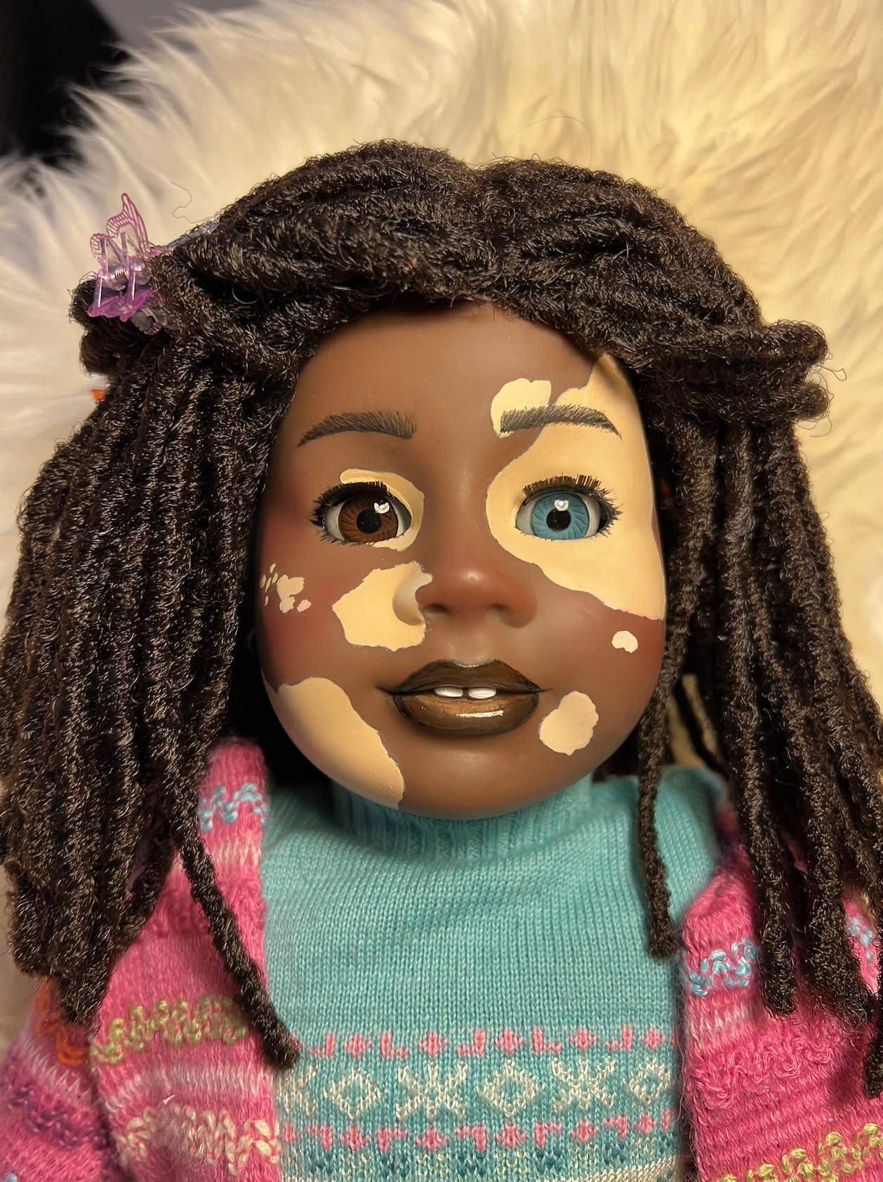 Custom Made OOAK 18 Inch Black African American Girl Doll With - Etsy