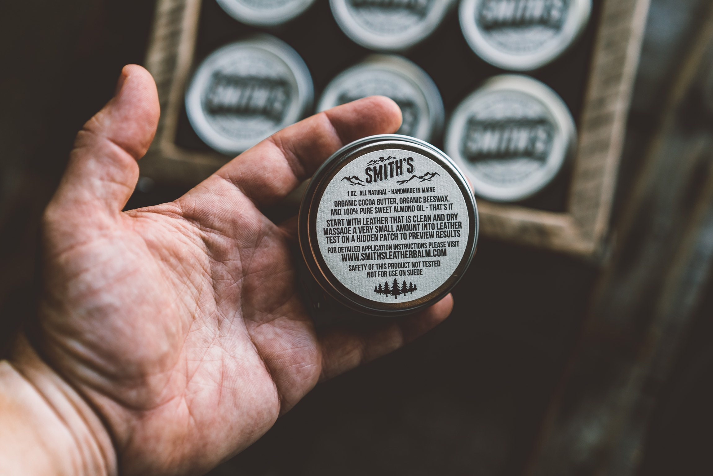 Smith's Leather Balm 100% All Natural Leather Conditioner 1 Oz. Tin - Etsy