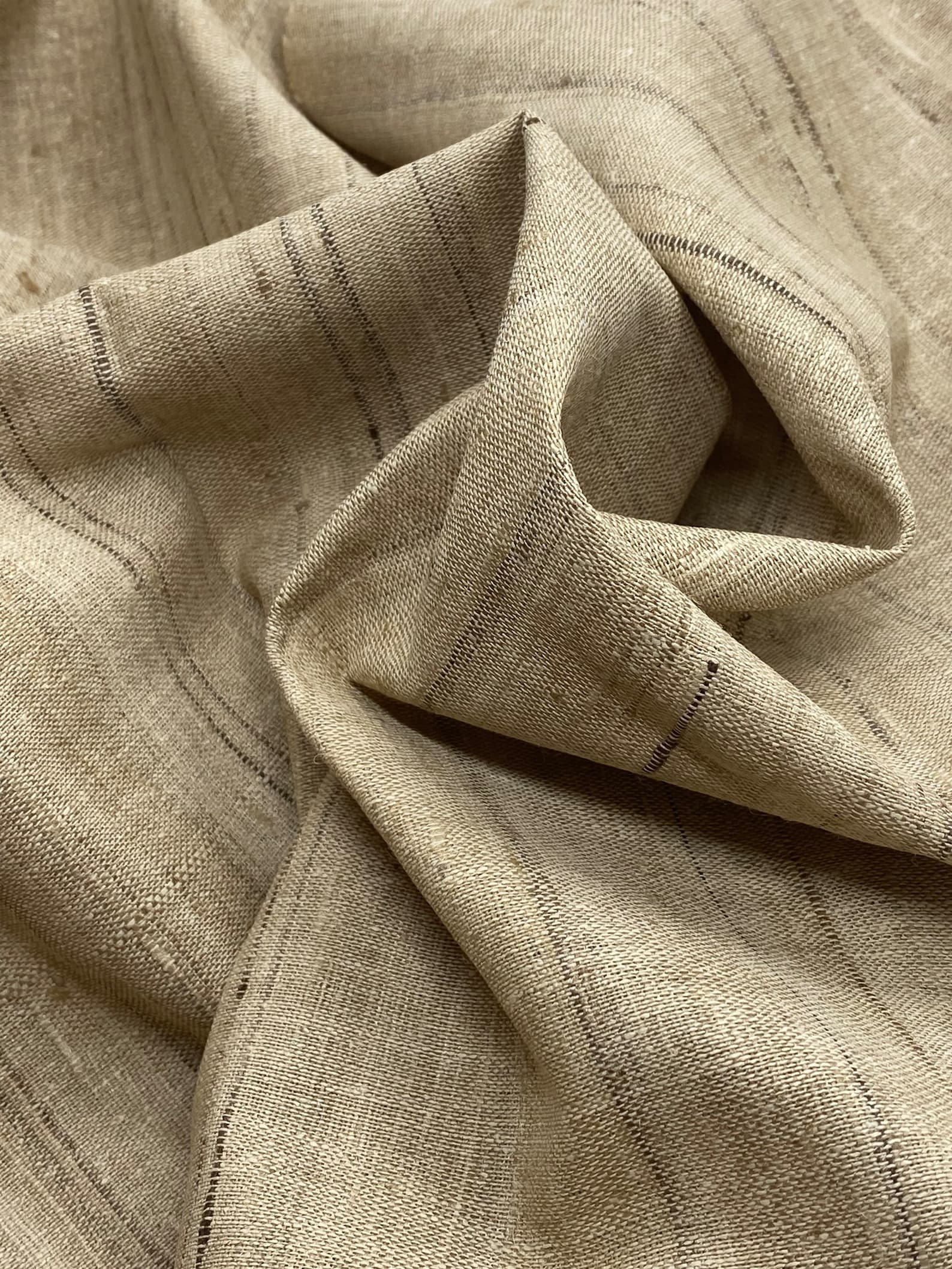 Tussar Silk Fabric - Raw Natural Handmade Silk Fabric - 180 Gsm / 5.5 ...