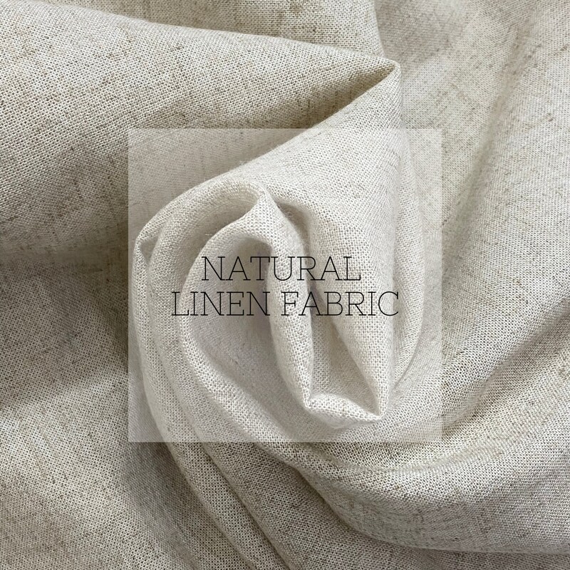 Natural Linen Fabric - Etsy