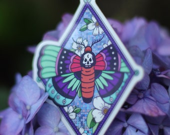 Moth Sticker Pack Moths, Death's Head Moth, Animals, Insects, Skull ...
