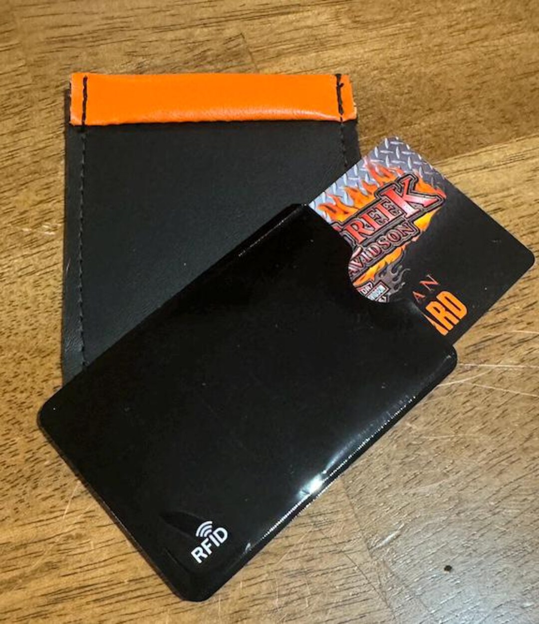 Leather Gift Card, Credit Card and ID Card Holder Features RFID ...