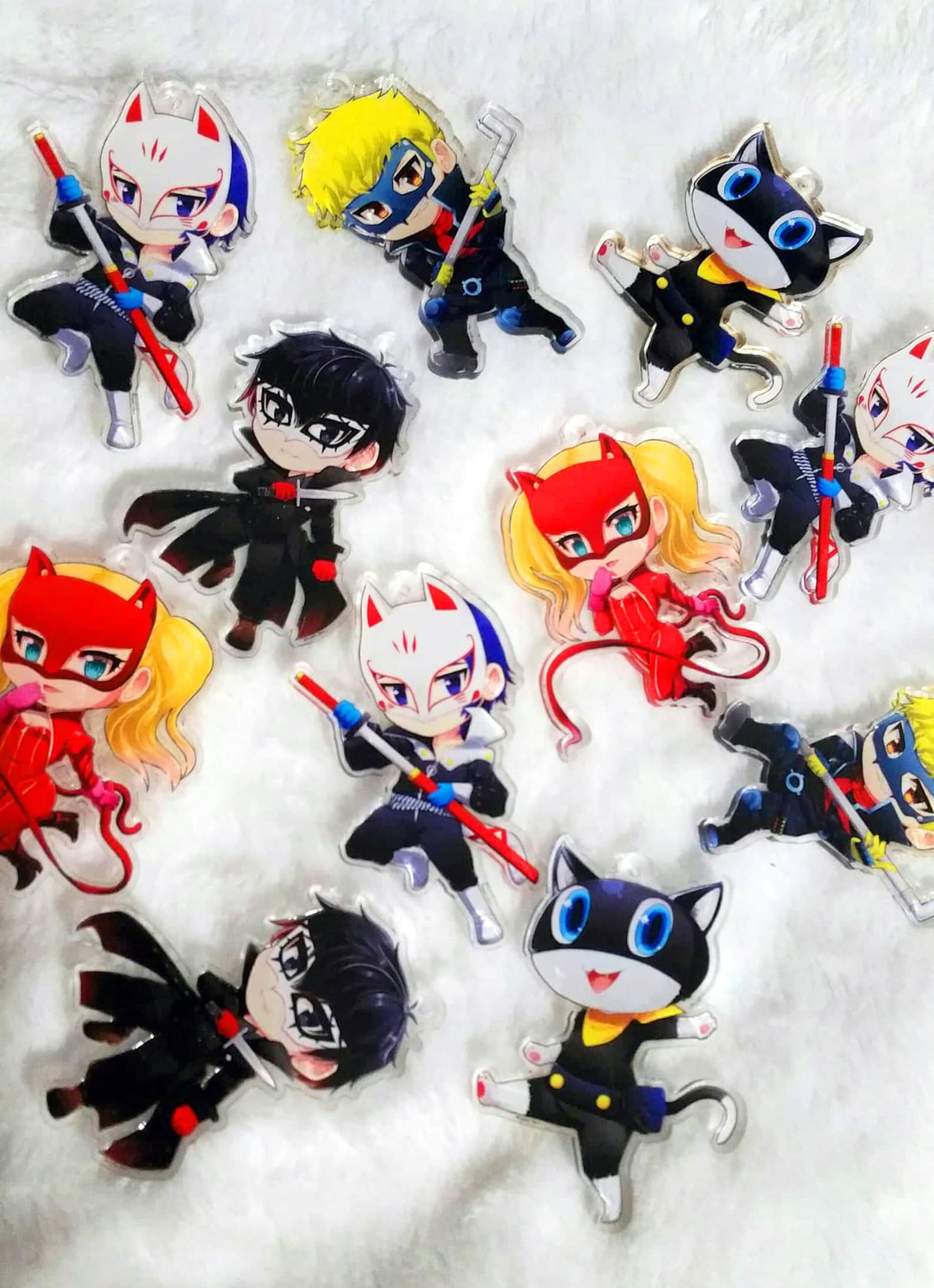 Persona 5 Single Sided Keychain - Etsy