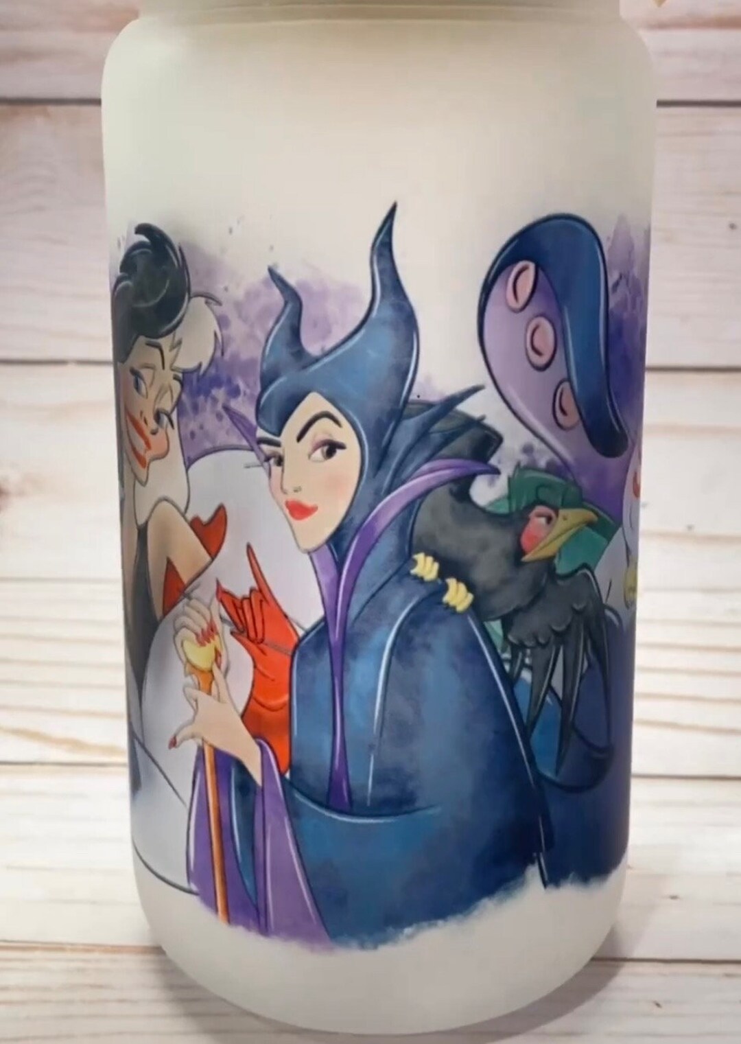 Villains 16 Oz Glass Cup - Etsy