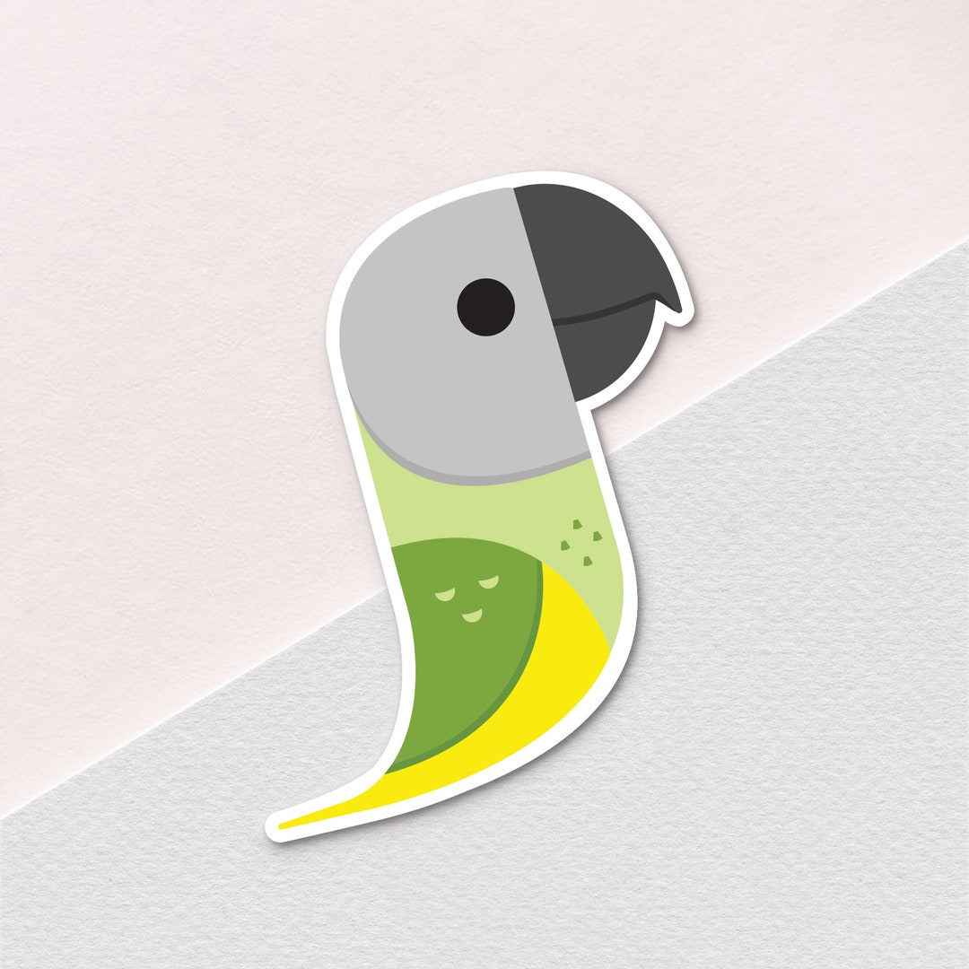 Senegal Parrot Sticker - Etsy