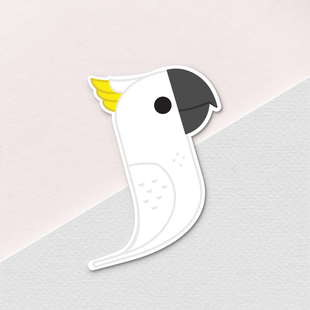 Triton Cockatoo Parrot Sticker - Etsy